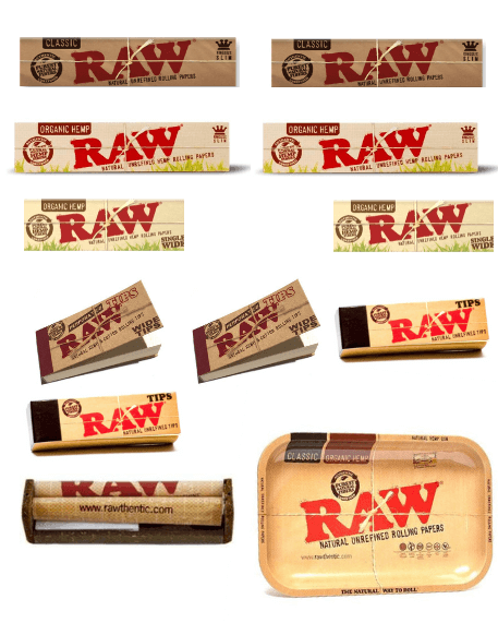 raw rolling paper kit