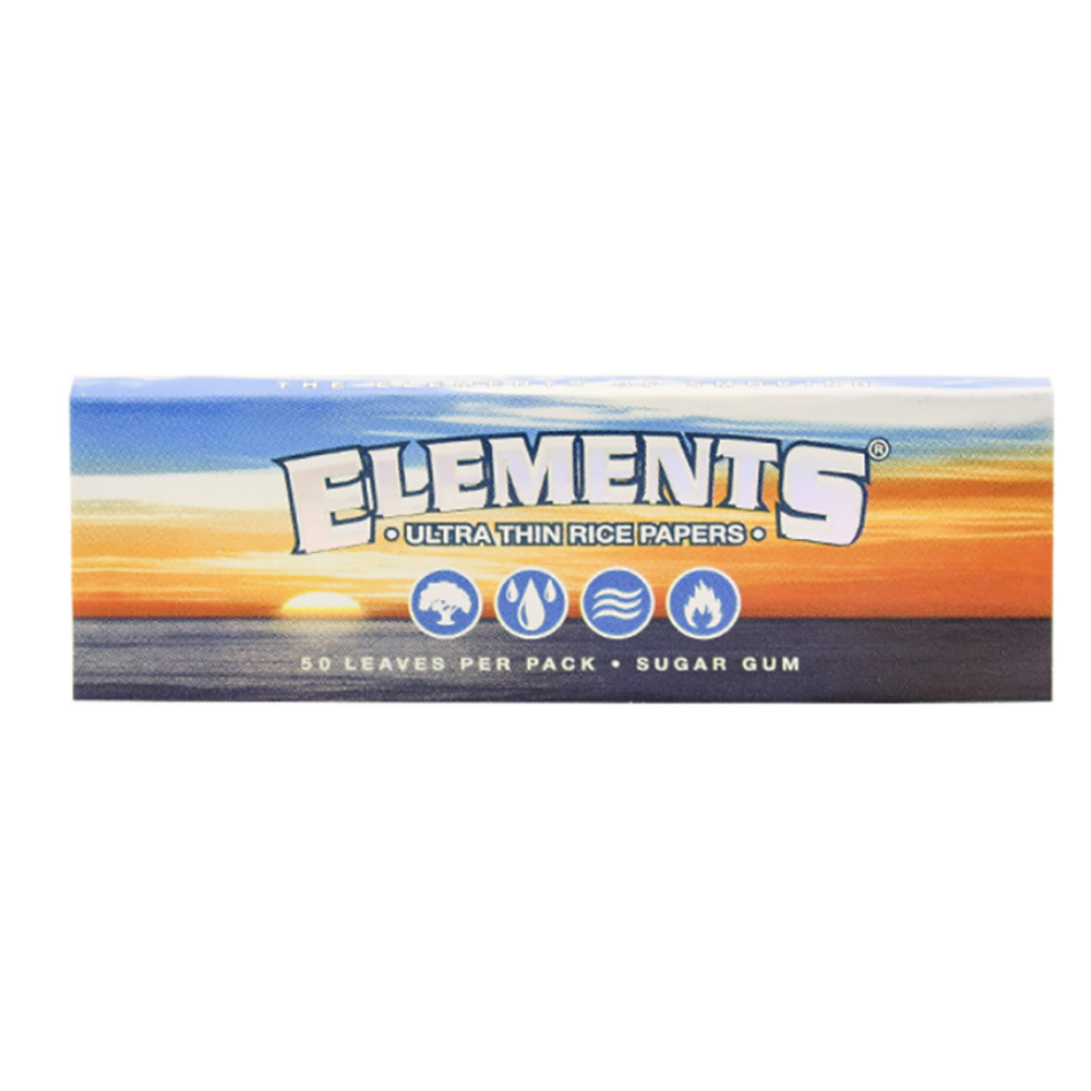 Buy ELEMENTS Rolling Papers Single Wide - 50 Leaves | OutonTrip
