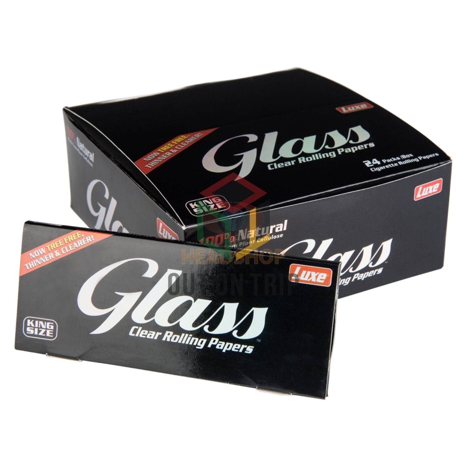Buy Luxe Glass Translucent Rolling Paper Box Online|OutonTrip.com
