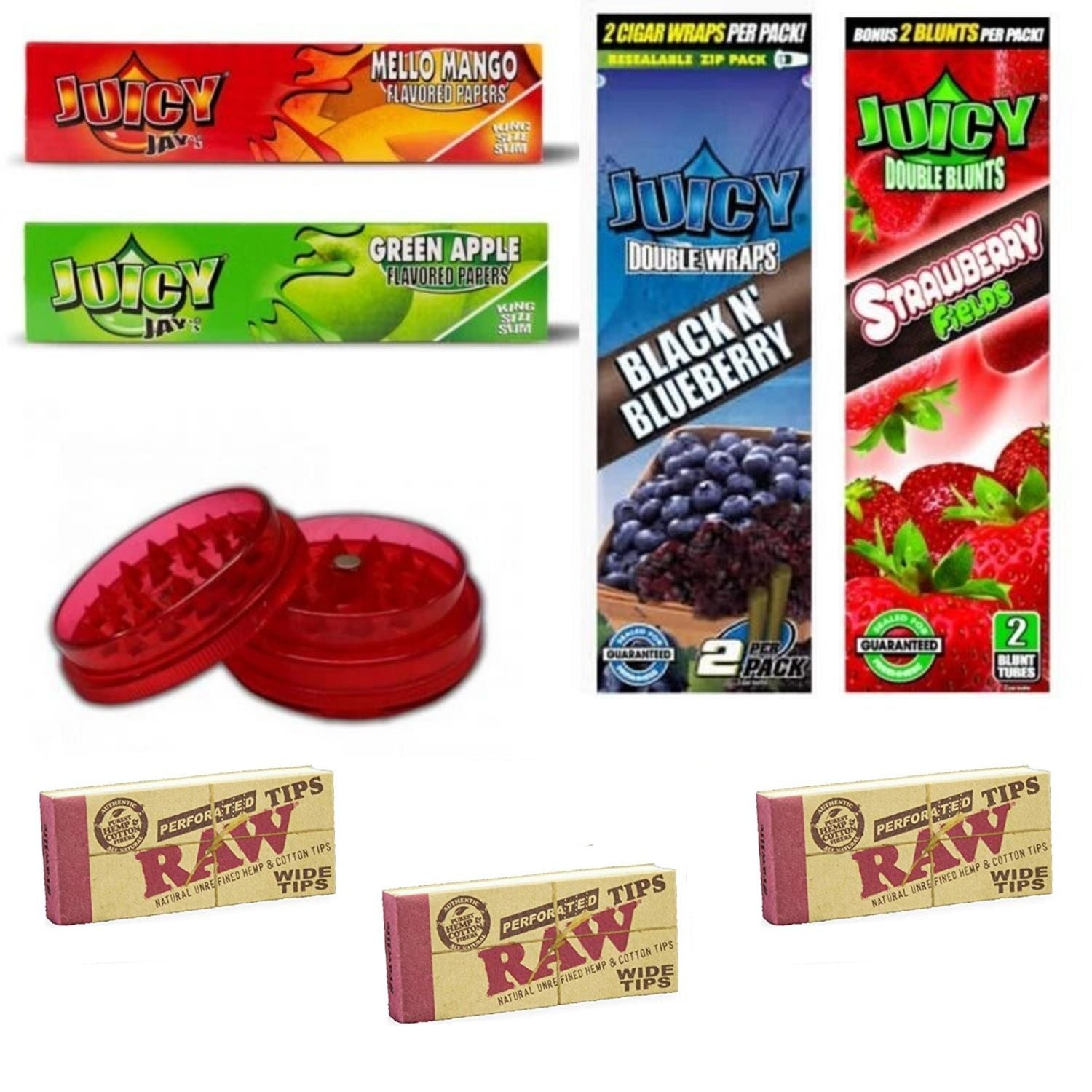 Buy Combo of Flavored Blunts and papers- Grinder-Filters|OutonTrip.com